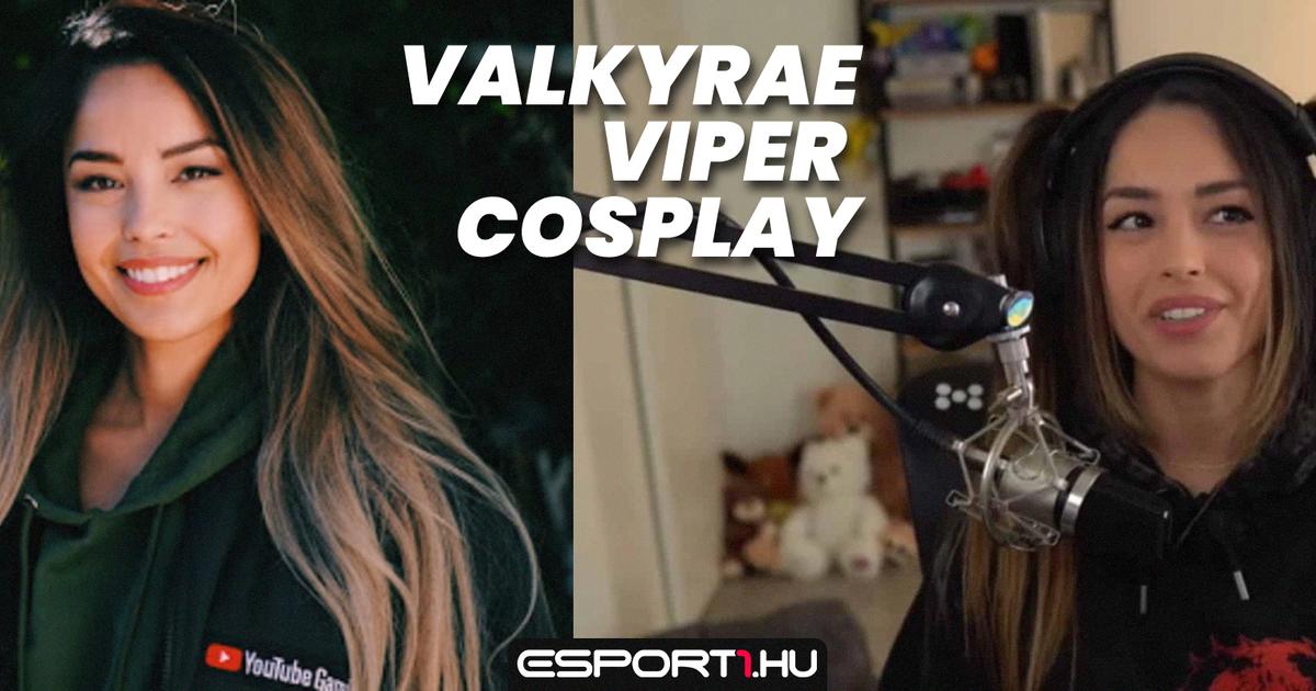 Esport1 - Valkyrae Viper cosplay kiegészítője miatt hangos az internet
