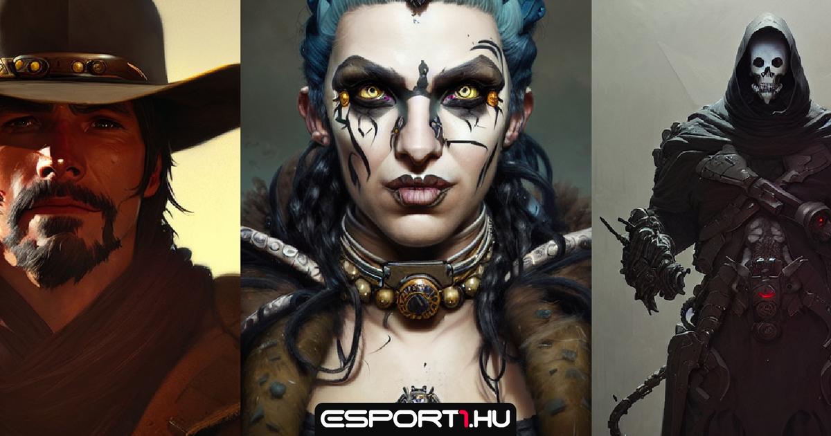 Esport1 - Így festenek az Overwatch karakterei egy mesterséges ...